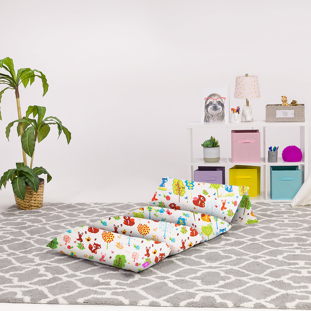 Posh Creations Kids Floor Pillow Cover (Pillows NOT Included) - Wayfair ...
