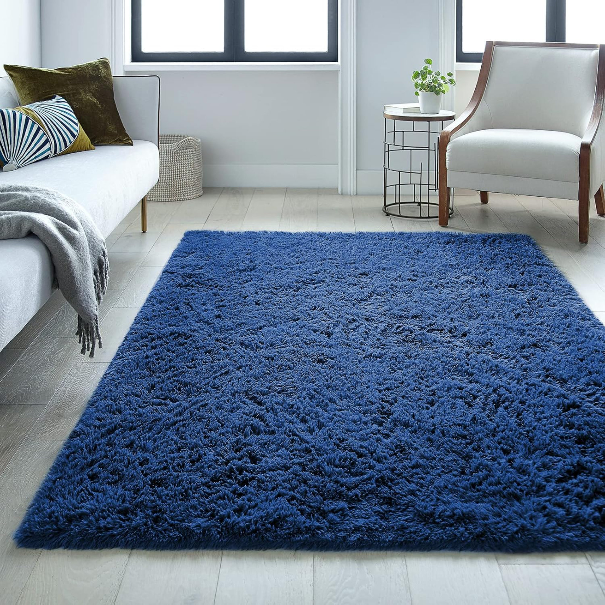 Mercer41 5X8 Blue Rugs For Living Room, Kids Nursery Rug Aesthetic ...