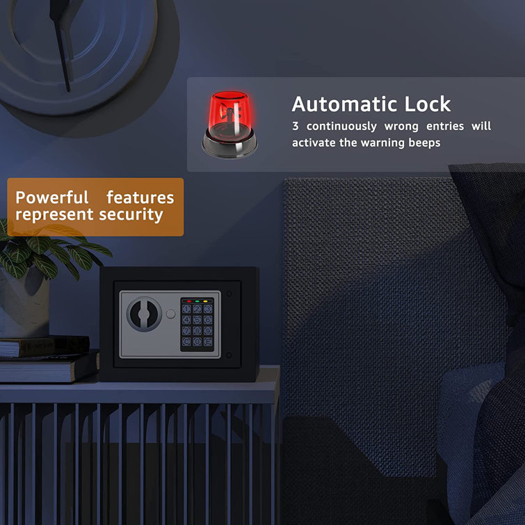 Belleze Safe Box Lock - Wayfair Canada