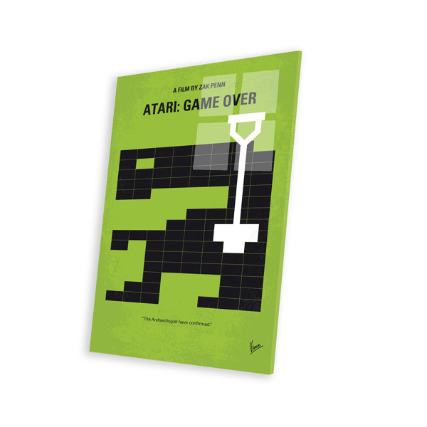 iCanvas Atari: Game Over Minimal Movie Poster Print On Acrylic Glass ...