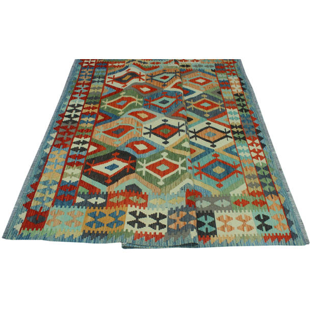 Foundry Select Hults Flatweave Wool Southwestern Rug | Wayfair