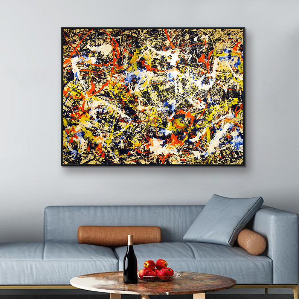 Red Barrel Studio® " Convergence By Jackson Pollock " by Jackson ...