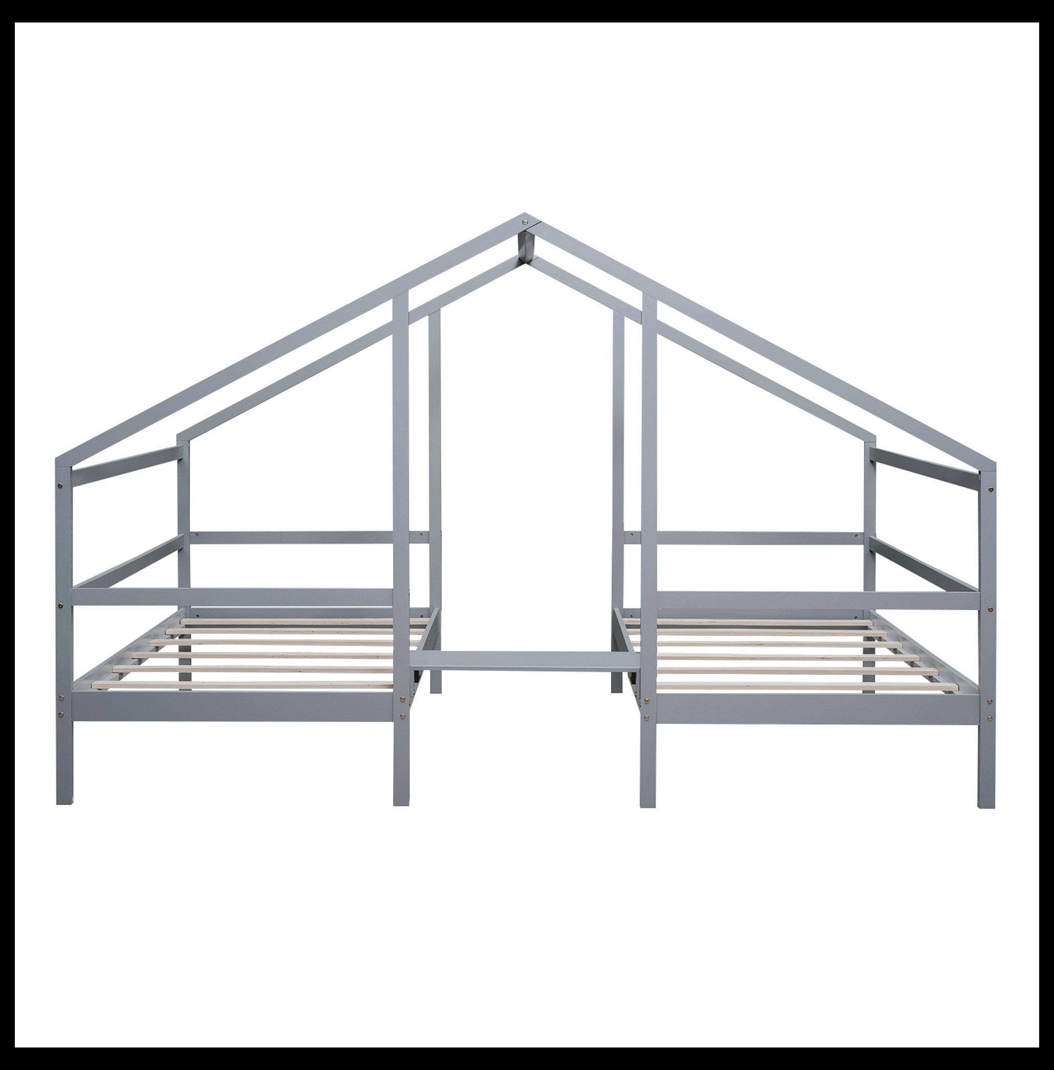 Mercer41 Double Triangular House Beds With Built-In Table - Wayfair Canada