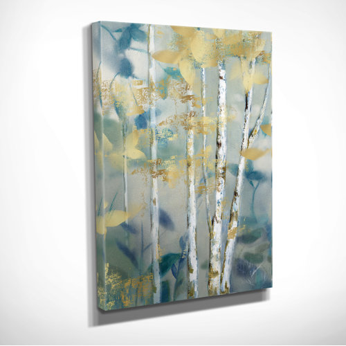 Winston Porter Gilded Forest Detail II On Canvas Print & Reviews | Wayfair