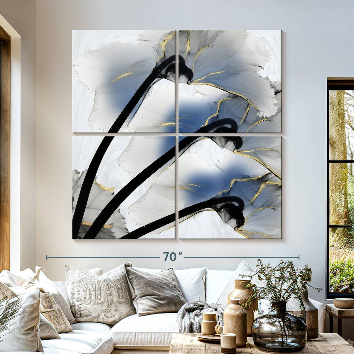 Lark Manor™ Harnek Indigo Luster Marble | Wayfair