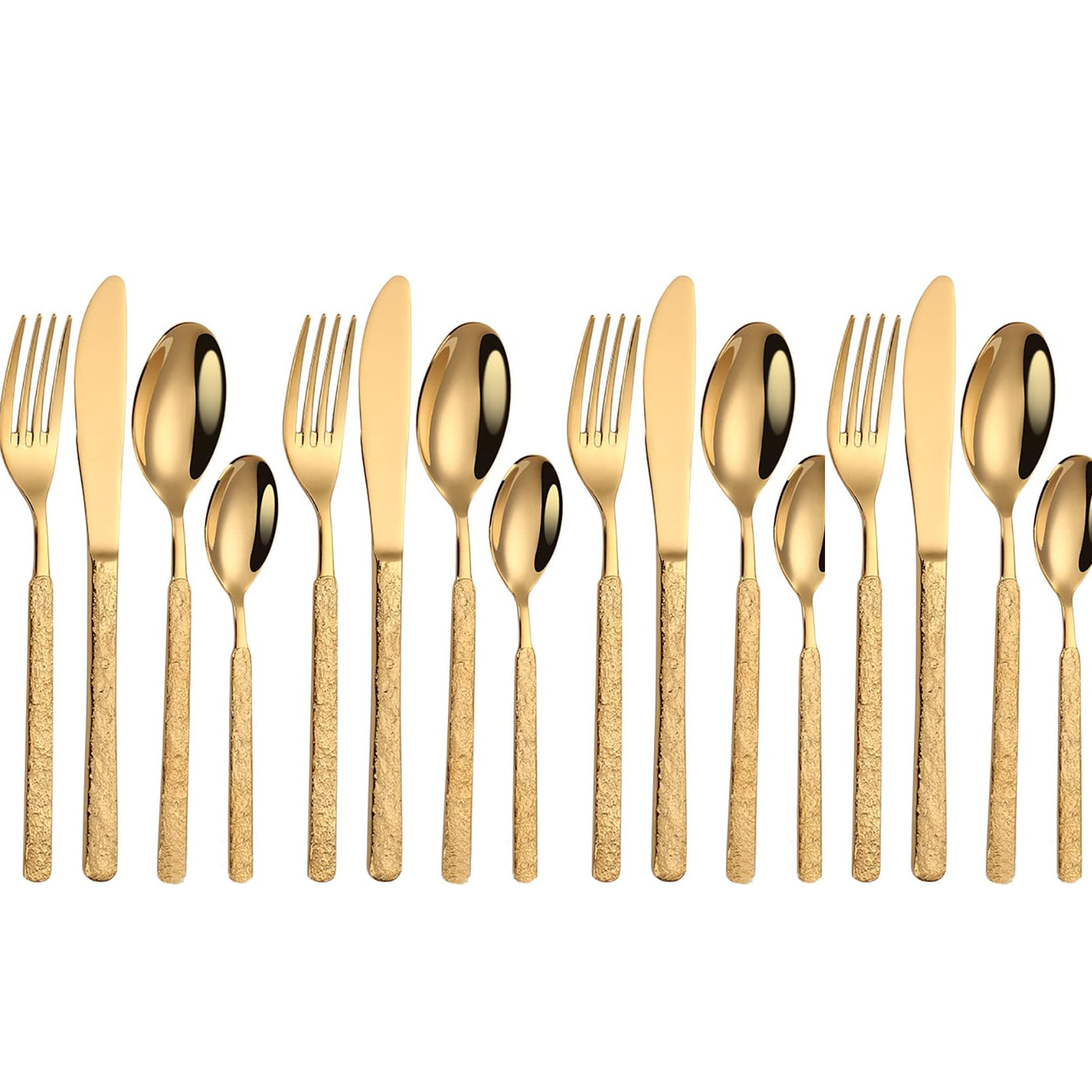 Mercer41 Cutlery Set Stainless Steel 16pcs Silver Dinnerware Set ...