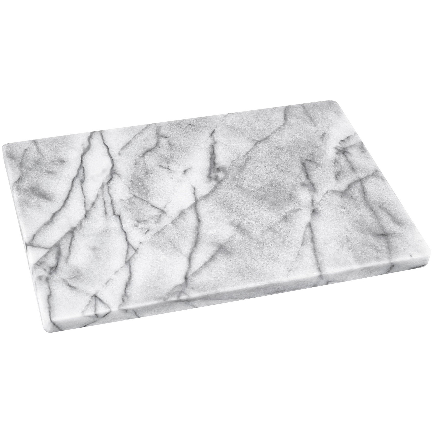 Judge Marble, 30 x 20cm Oblong Platter, White | Wayfair.co.uk