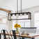 Gracie Oaks Rectangular Linear 5-light Pendant Lights | Wayfair