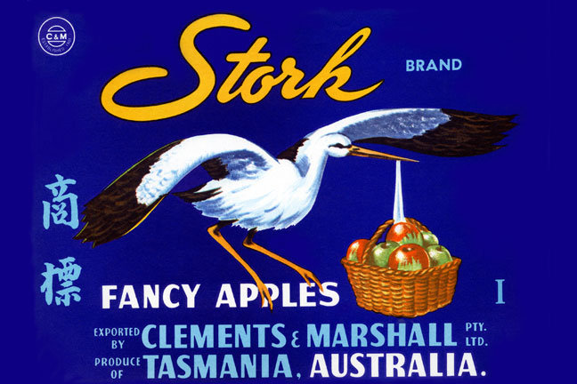 Buyenlarge 'Stork Fancy Apples' Vintage Advertisement | Wayfair