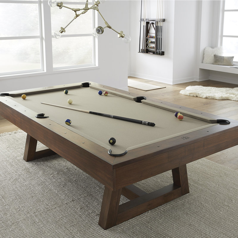 HB Home 8' Aiden Pool Table-Modern Farmhouse Design-Includes ...
