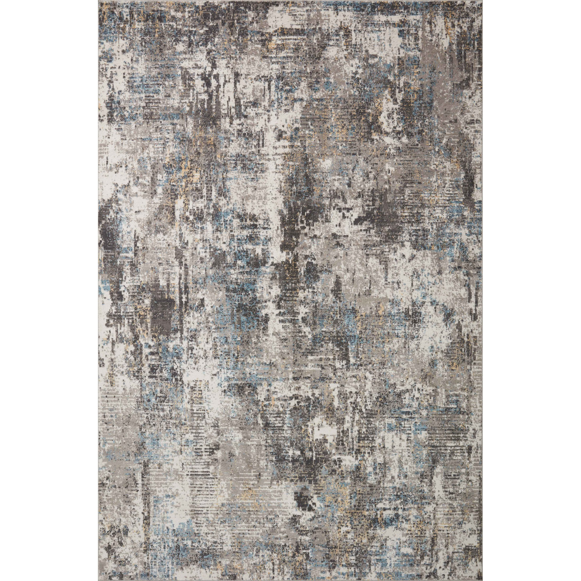 17 Stories Houten Abstract Slate/Mist Area Rug & Reviews | Wayfair