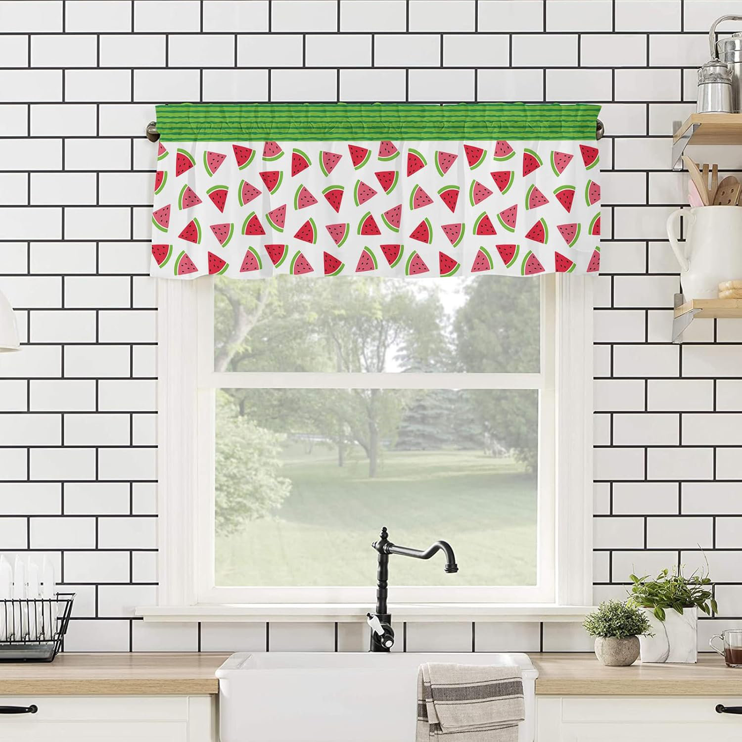 RAPTIZ Cool And Refreshing Summer Window Valance For Living Room ...