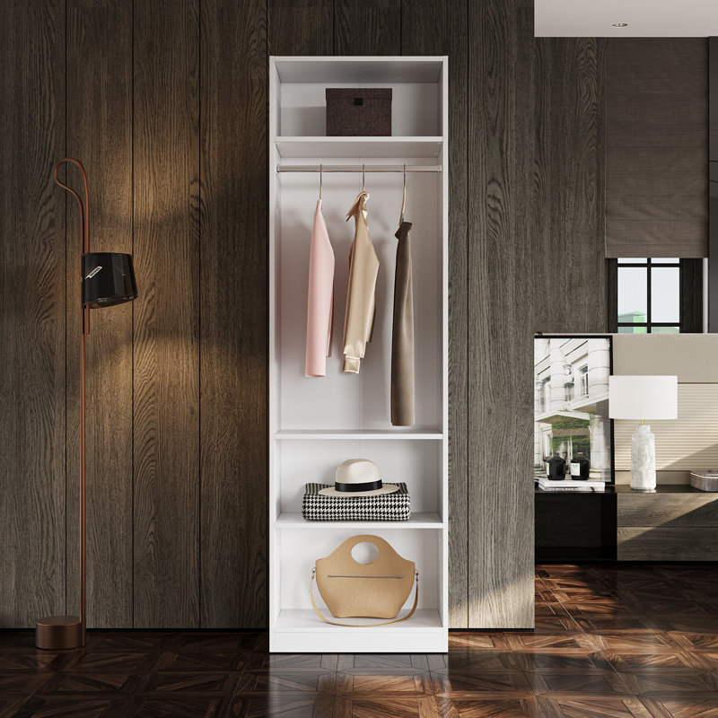 JY FURNITURE 25.5"W Closet System Walk-in Tower | Wayfair