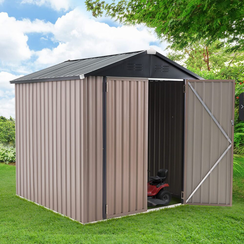 AECOJOY 6X6 Storage Sheds For Patio And Lawn - Wayfair Canada