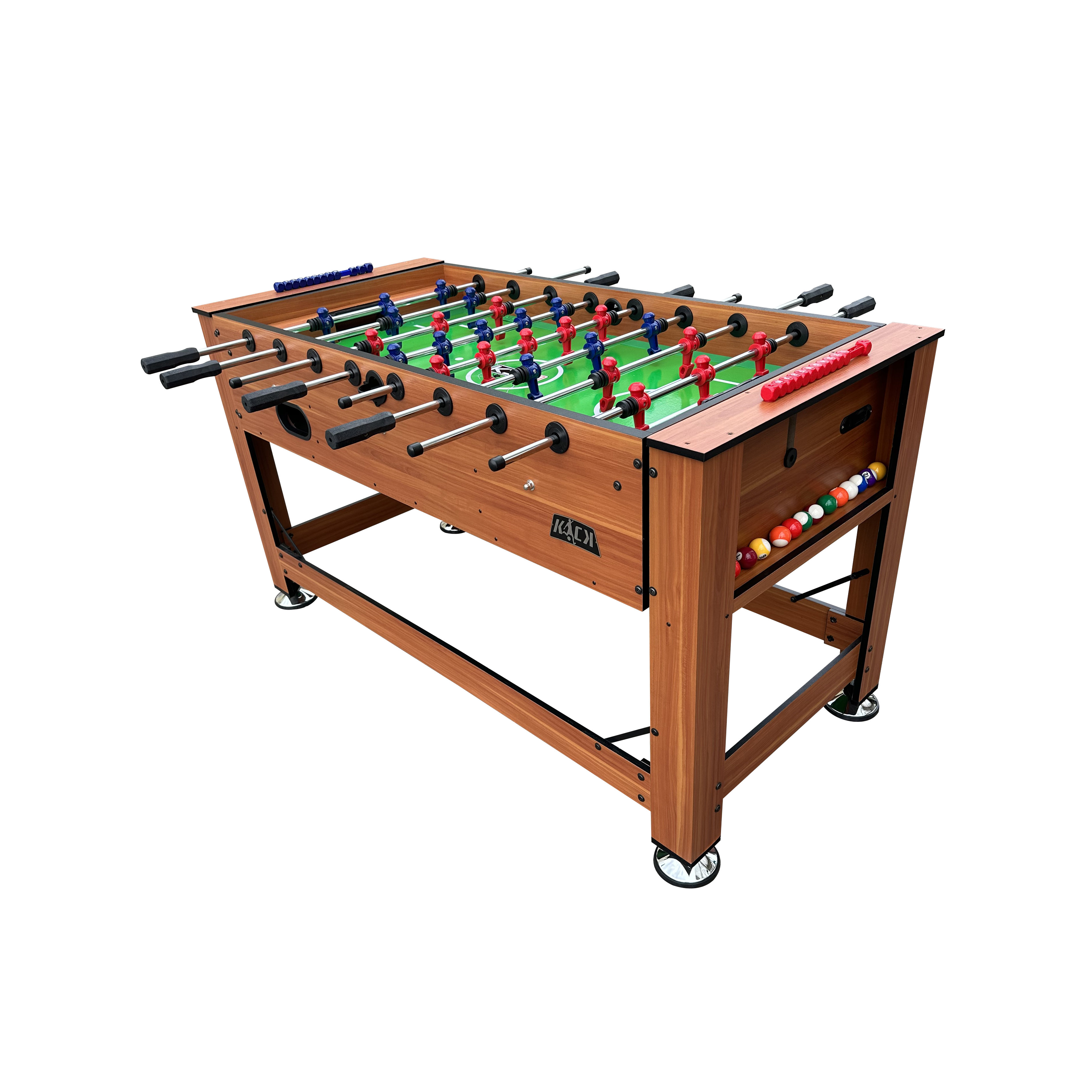 KICK Foosball Tables KICK Dyad 55" 2-in-1 Swivel Multi Game Table ...