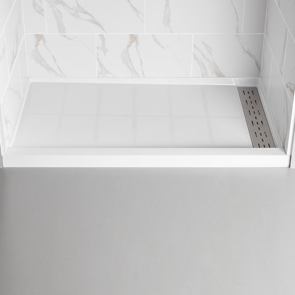 ZACHVO 60" W X 36" D Rectangular Shower Base, Non-Slip | Wayfair