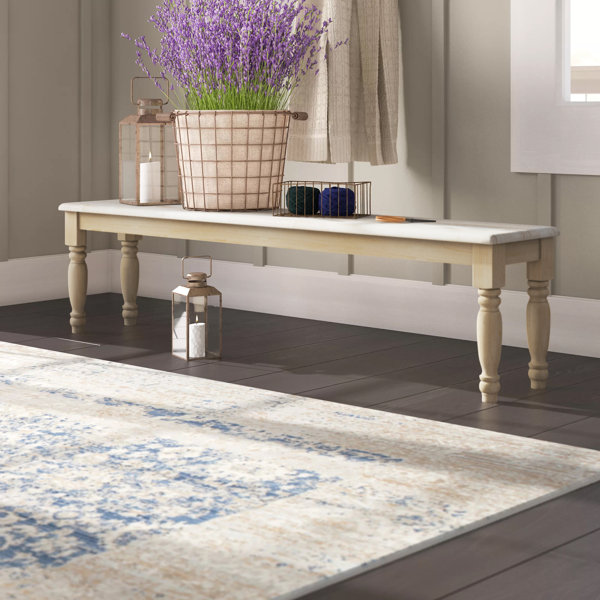 August Grove® Mary-Jo Solid Wood Bench & Reviews | Wayfair