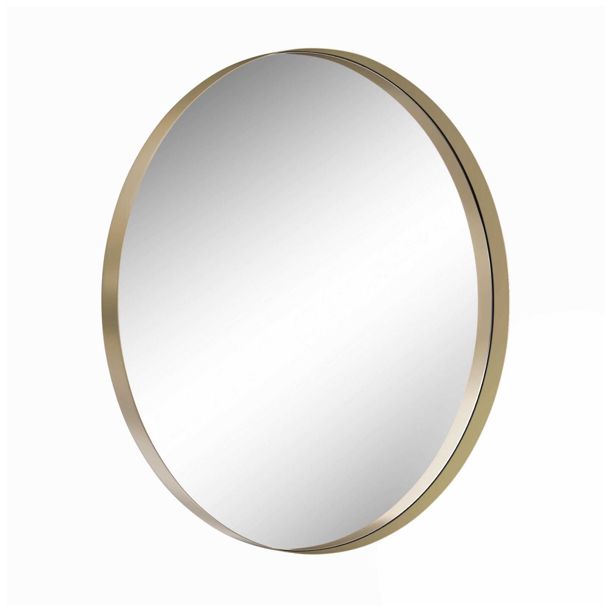 Latitude Run® Arnsten Round Metal Mirror | Wayfair