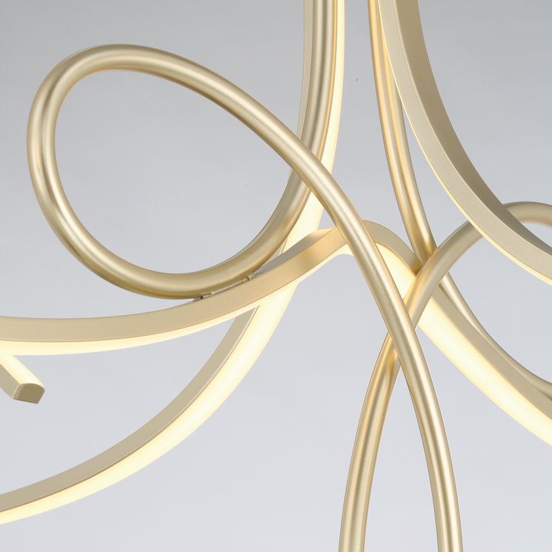 Willa Arlo™ Interiors Fayette Dimmable LED Geometric Chandelier | Wayfair