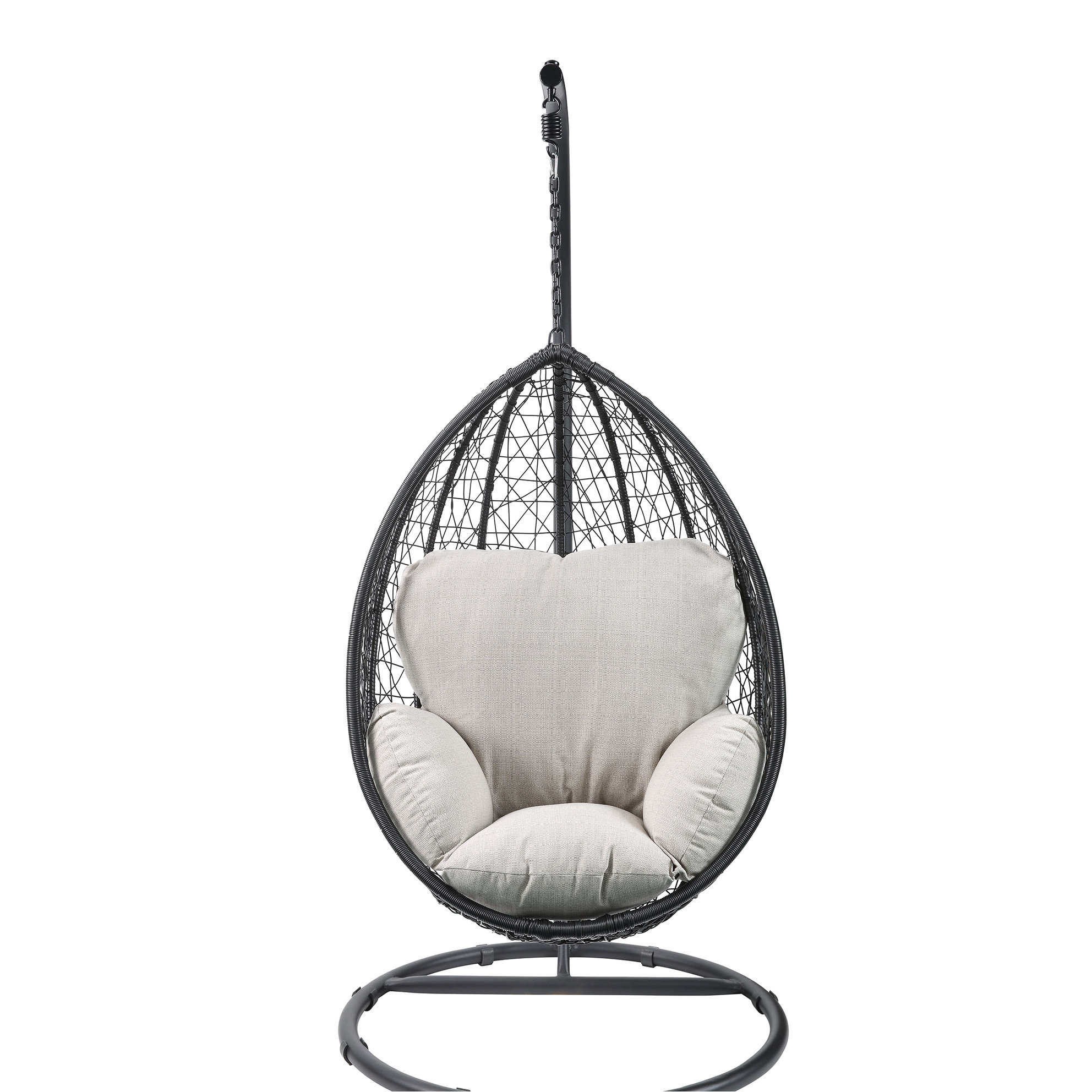 Bayou Breeze Outdoor Swing Chair With And , Cushion Patio Polyrethane ...