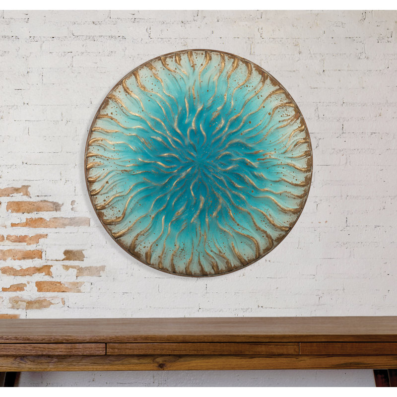 Regal Art & Gift Blue Wave Wall Decor 36" & Reviews | Wayfair