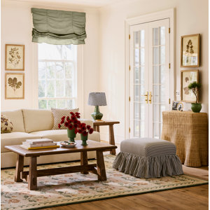 Birch Lane™ Cabo 36" Scalloped Rattan Console Table & Reviews | Wayfair