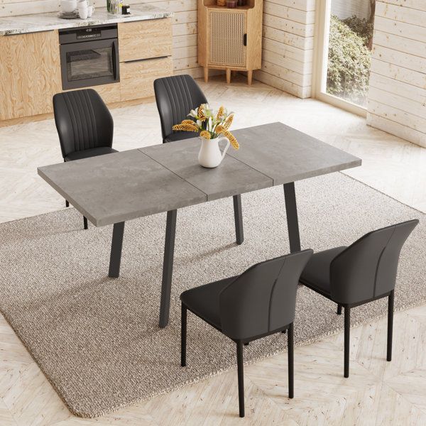 George Oliver Keiah 4 - Person Butterfly Leaf Dining Set & Reviews ...