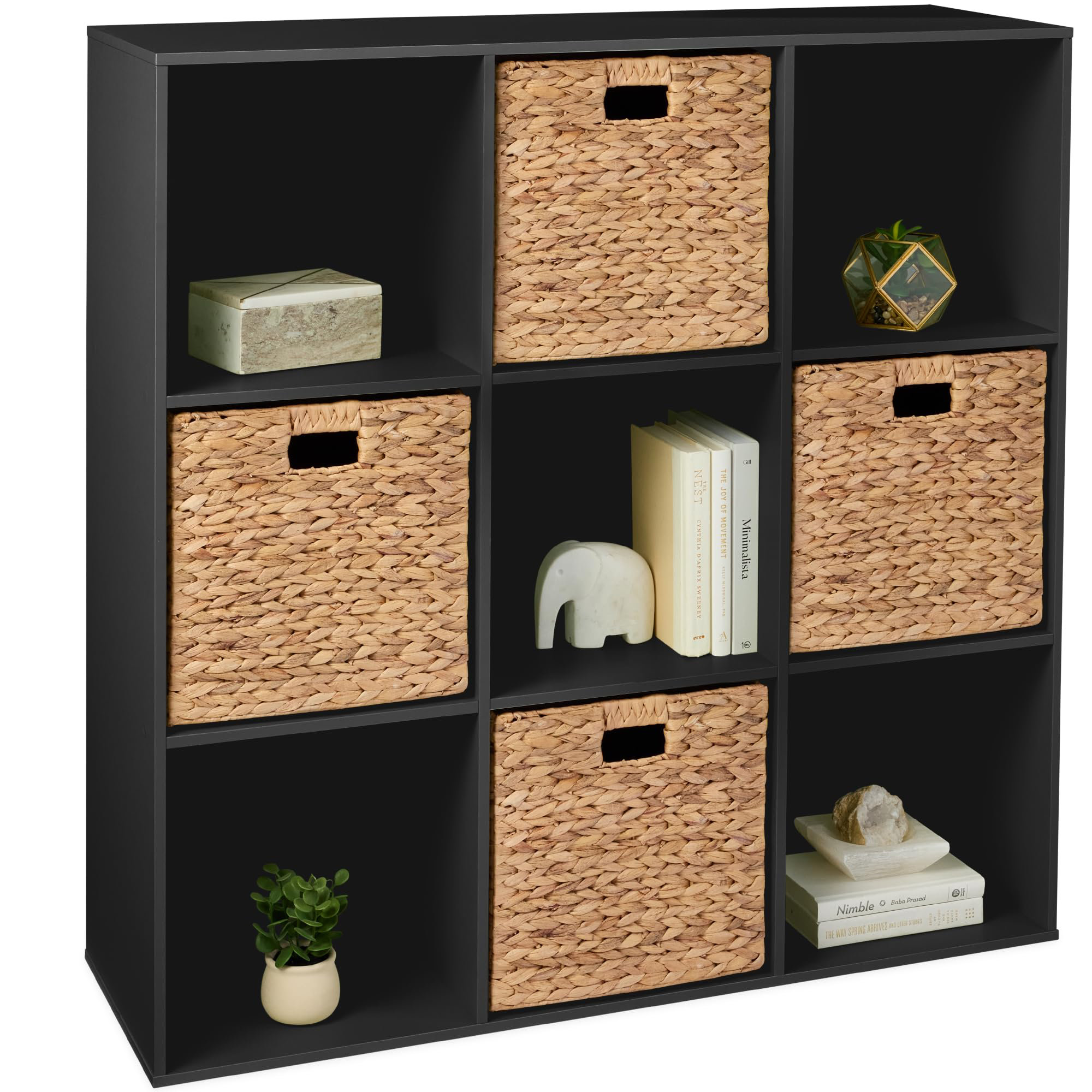 George Oliver 9-Cube storage manager, bookshelf opening, bookshelf ...