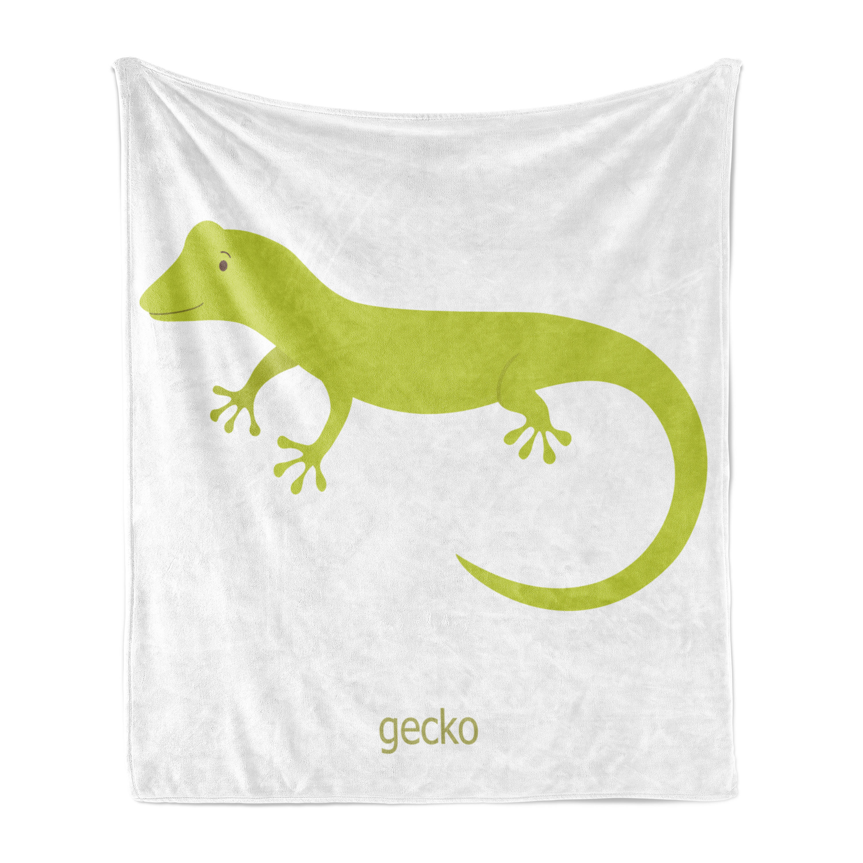 Ambesonne Savannah Fleece Throw Blanket Australian Lizard Gecko ...