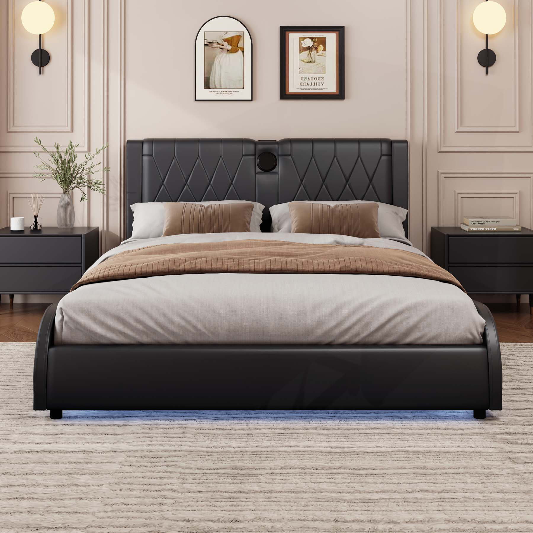 Latitude Run® Luxurious Platform Bed with Advanced Features for ...