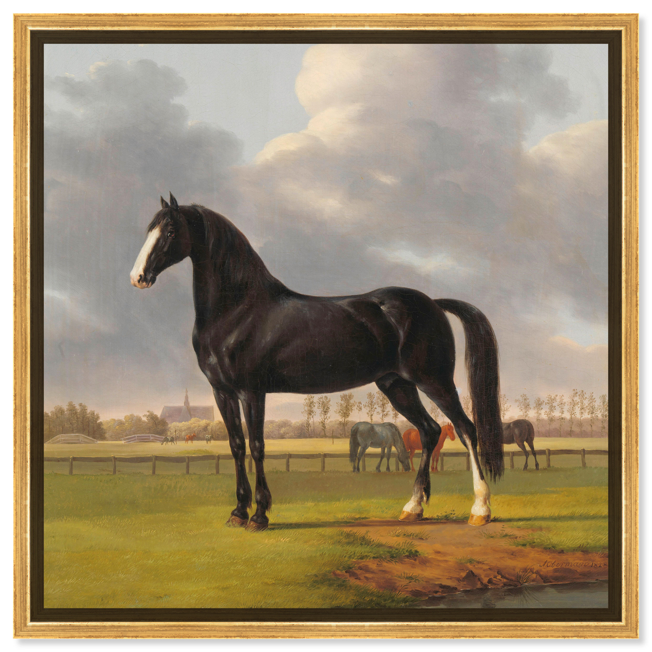 Oliver Gal Prints The Fast One by Oliver Gal - Floater Frame Painting ...