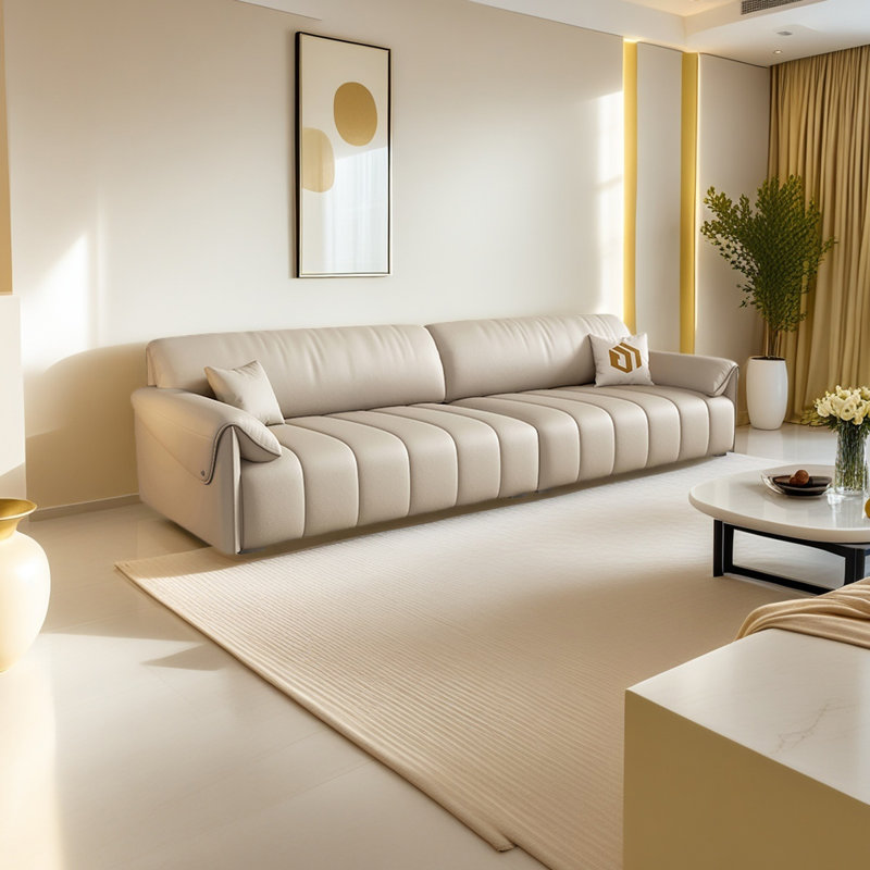 Merting Modern Simplistic Straight Living Room Sofa | Wayfair