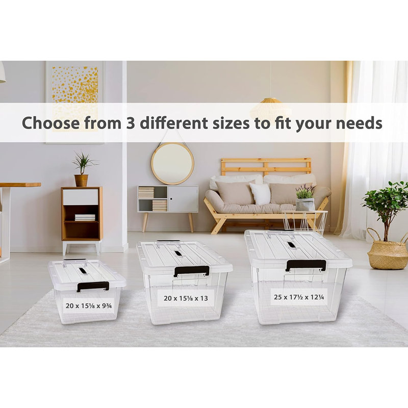 Rebrilliant Plastic Storage Bin & Reviews | Wayfair