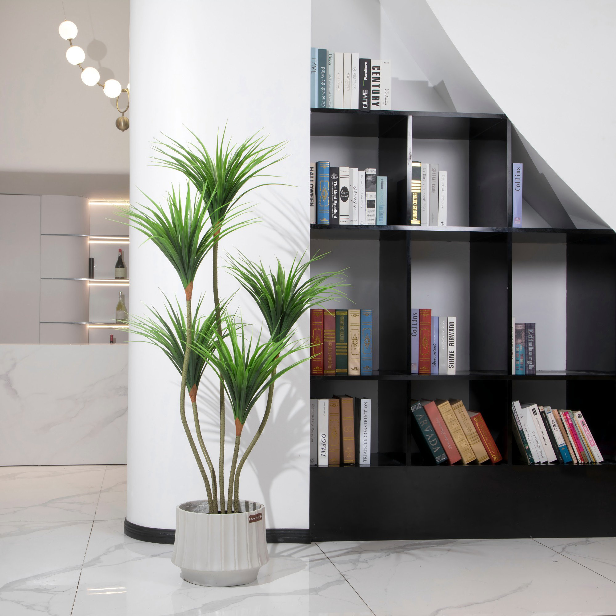 Primrue Faux Plants Faux Artificial Green Yucca Tree in Pot | Wayfair