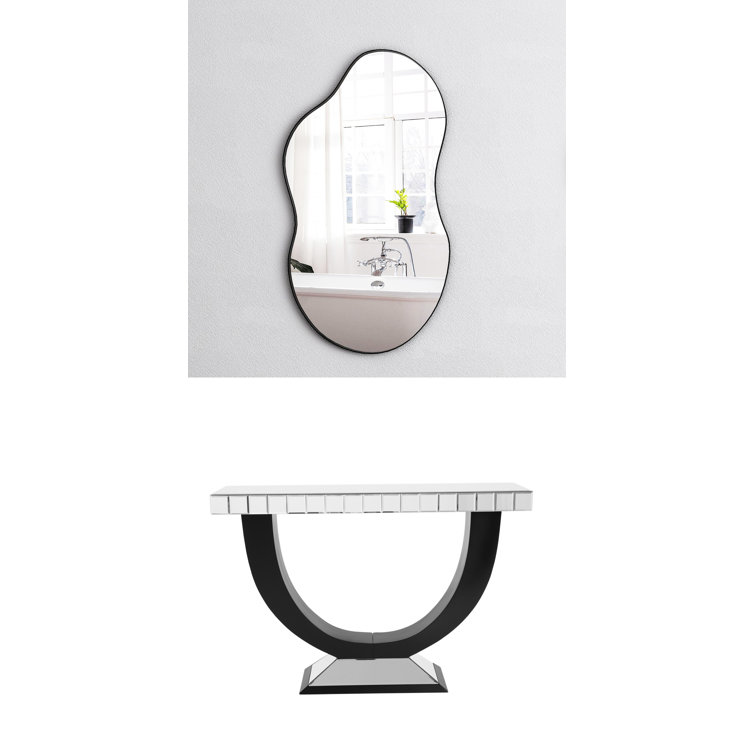 Wrought Studio Console Table Mirror Set & Reviews | Wayfair