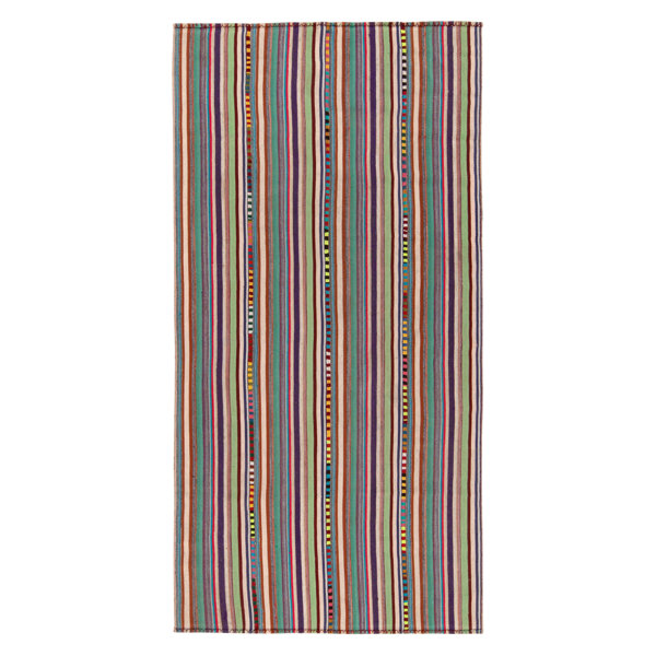 Rug & Kilim Chaput One-of-a-Kind 5'6" X 11'3" 1950s Area Rug in Purple ...