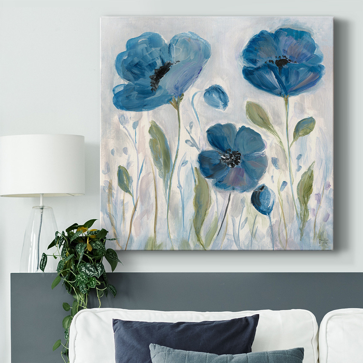 Winston Porter Poppy Dance II On Canvas Print | Wayfair