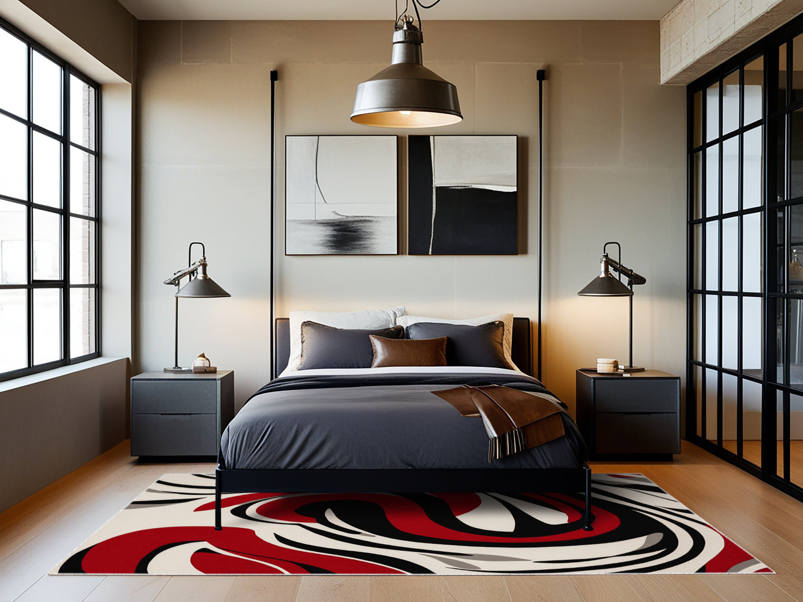 Wrought Studio Radiant Swirl Rug - Wayfair Canada