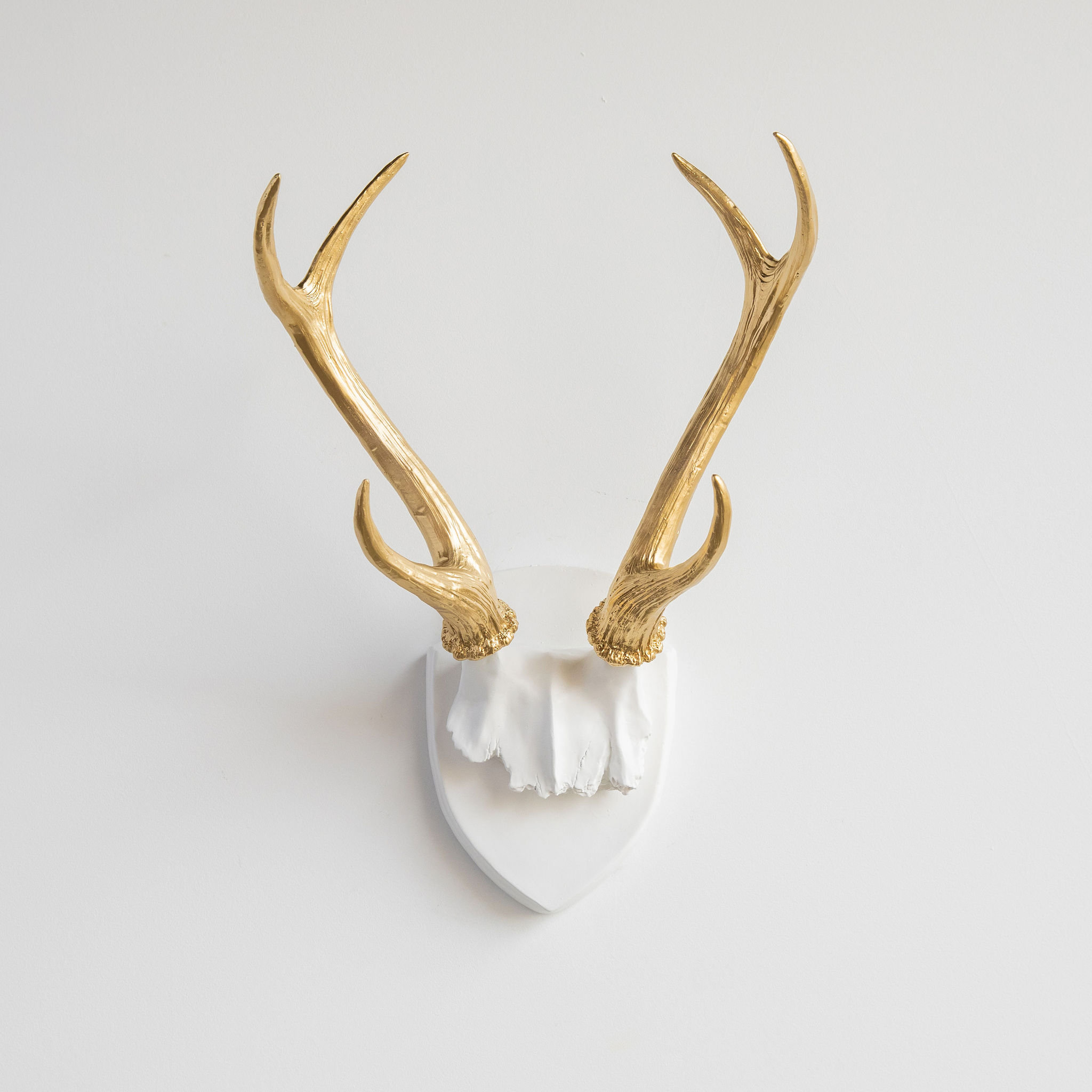 Brayden Studio Large Faux Taxidermy Antler Rack Wall Décor & Reviews ...