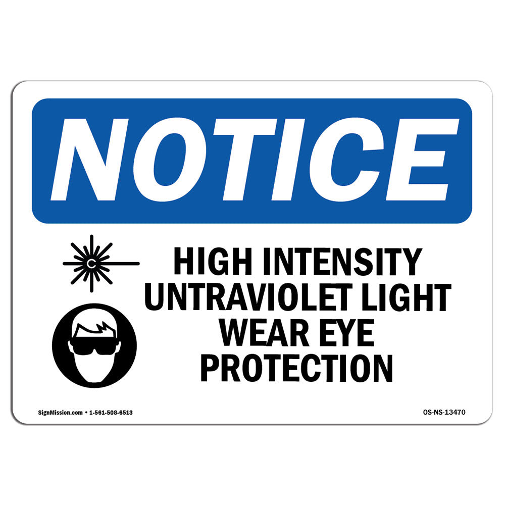 SignMission High Intensity Ultraviolet Light Aluminum Sign 18 x 24 ...