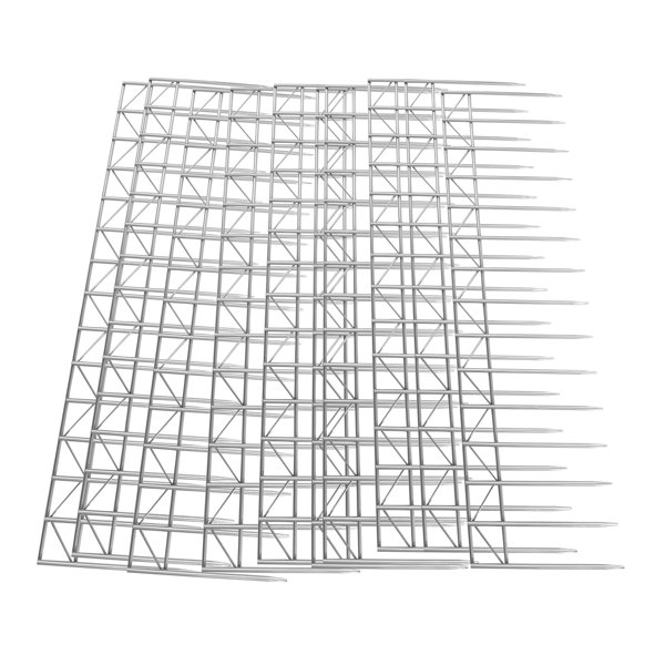Dakota Fields Athenian Silver Metal Fencing Kits | Wayfair.co.uk