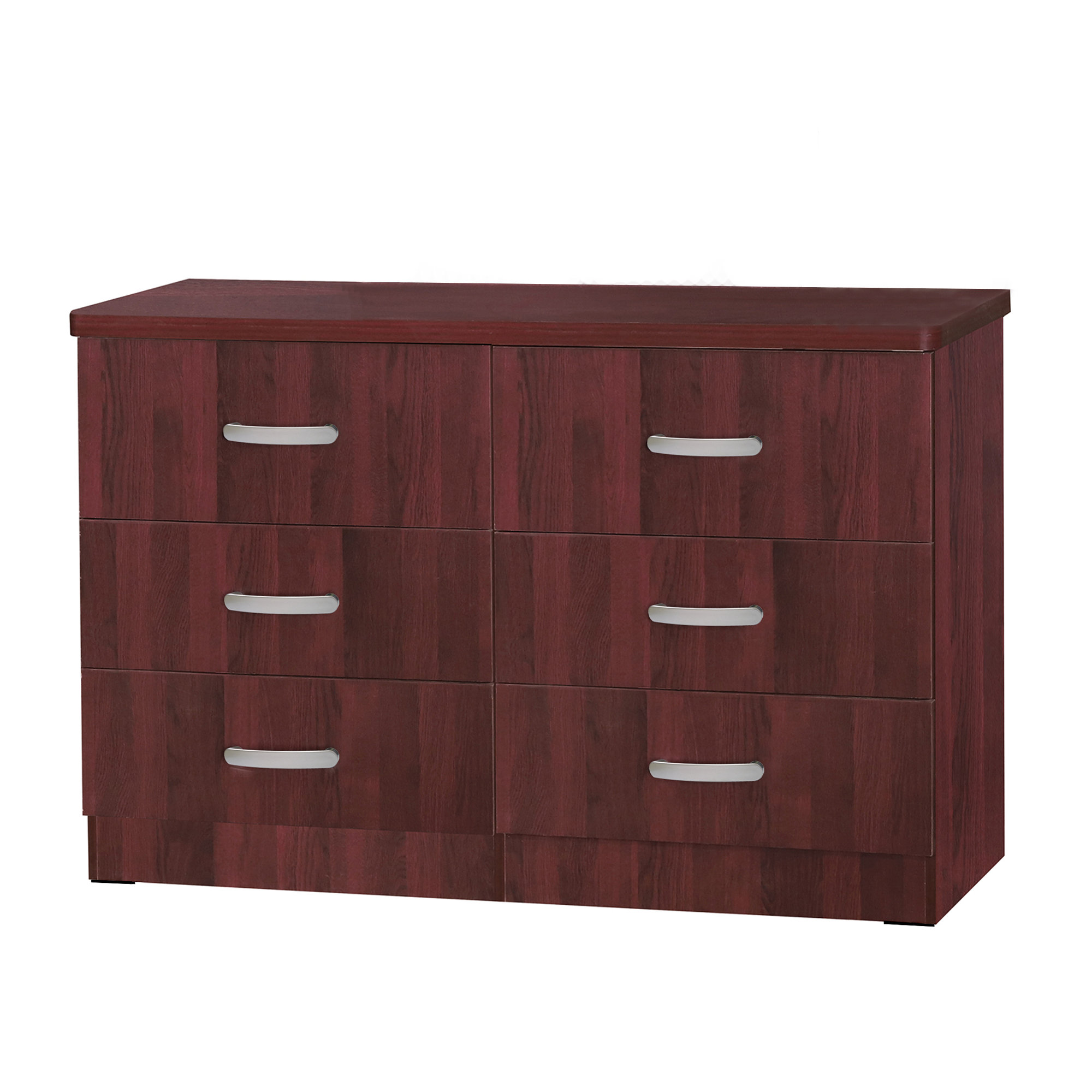 Latitude Run® 6 Drawer 48'' W Solid Wood Double Dresser | Wayfair