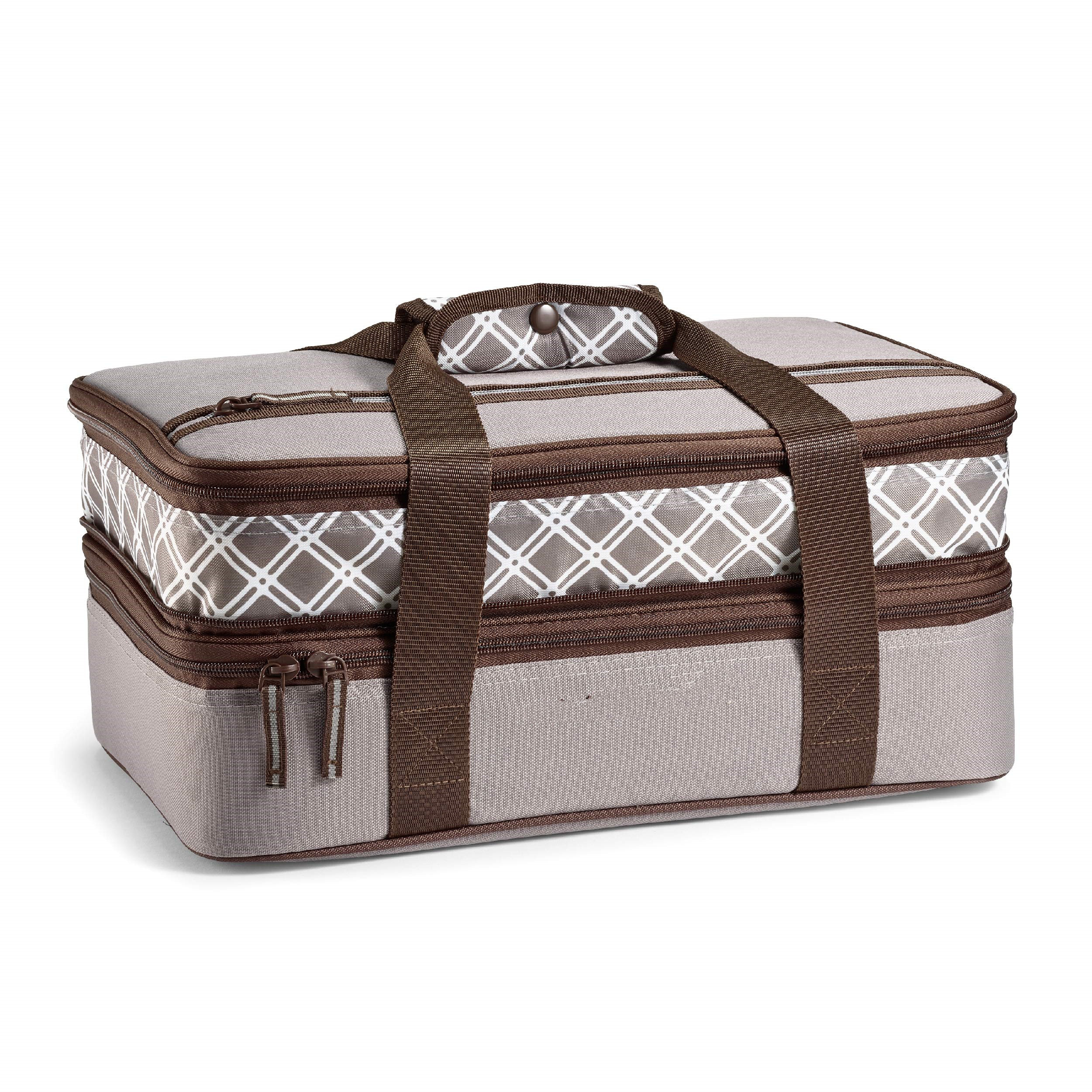 Hokku Designs Expandable Insulated Casserole Carrier For Hot Or Cold ...