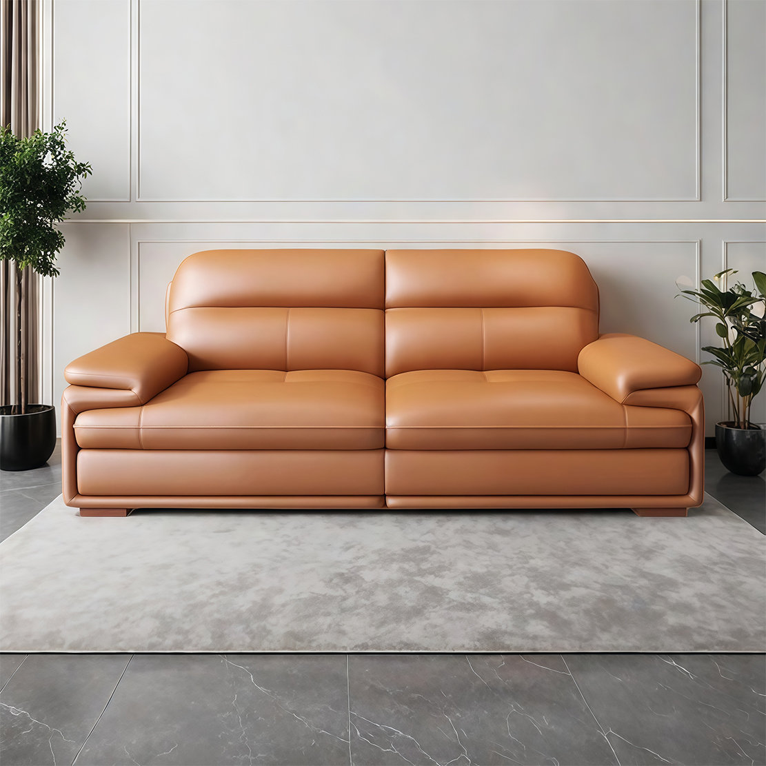 PPEDKS Nordic light luxury modern straight row sofa - Wayfair Canada