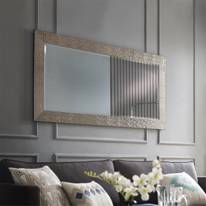 Mercer41 Jannatpreet Large Floor Mirror, Mosaic Full length Mirror, 66 ...