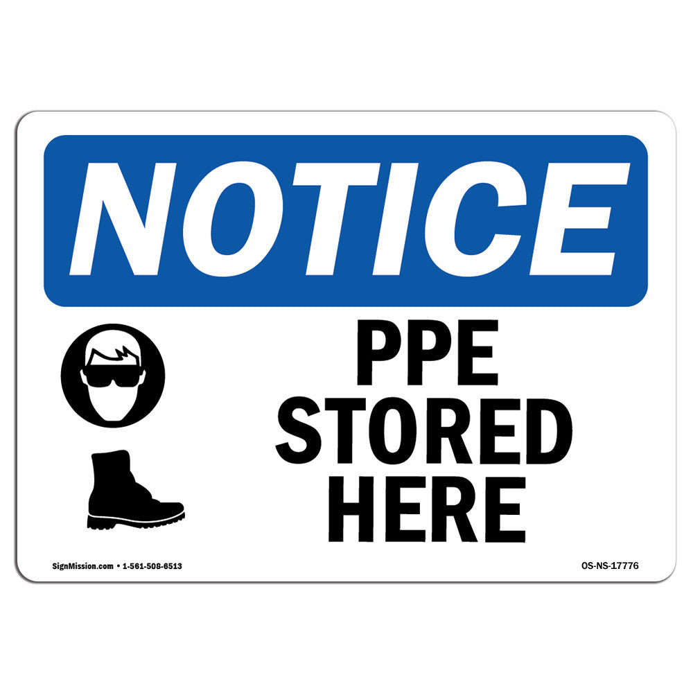 SignMission PPE Stored Here Sign - Wayfair Canada