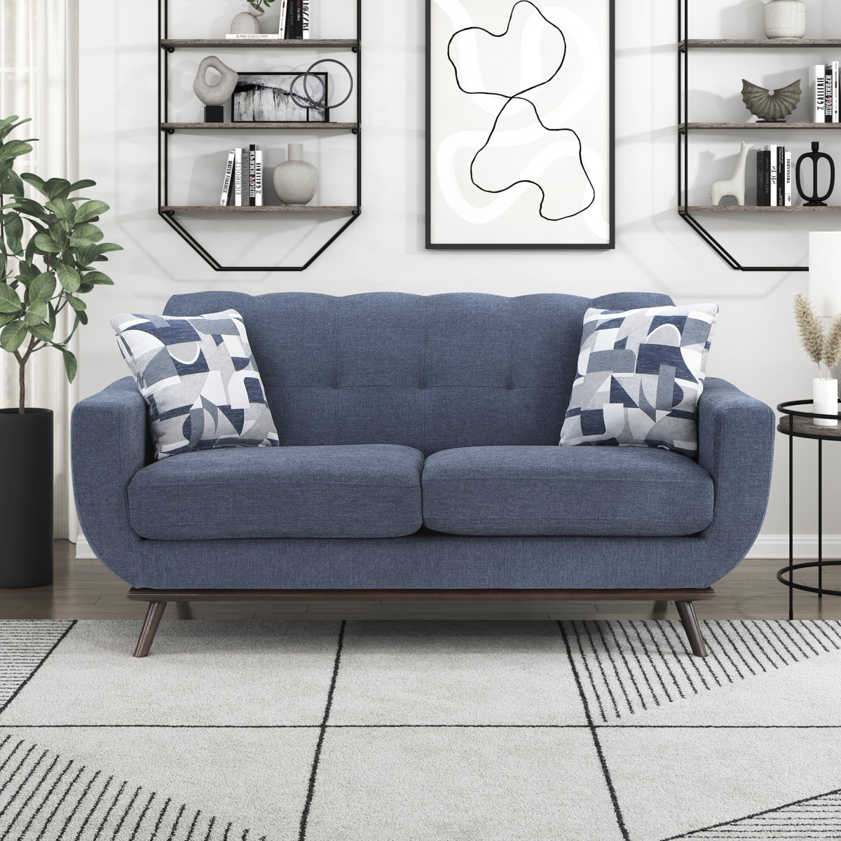 George Oliver Keedyn 70'' Upholstered Loveseat | Wayfair