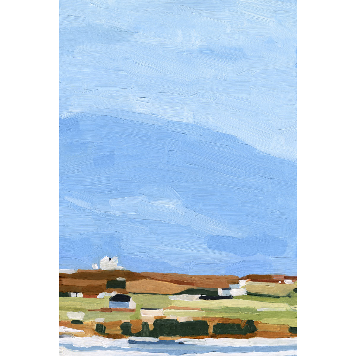 August Grove Colour Field Landscape II by Emma Scarvey - Painting ...