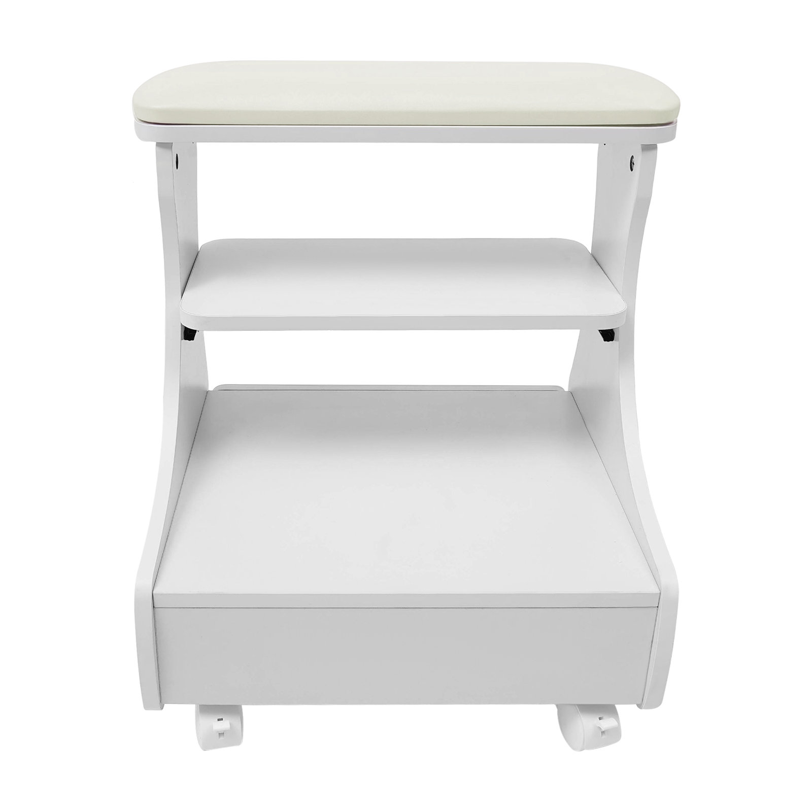 Latitude Run® Voicu 21.65'' H x 20.47'' W Pedicure Portable Trolley ...