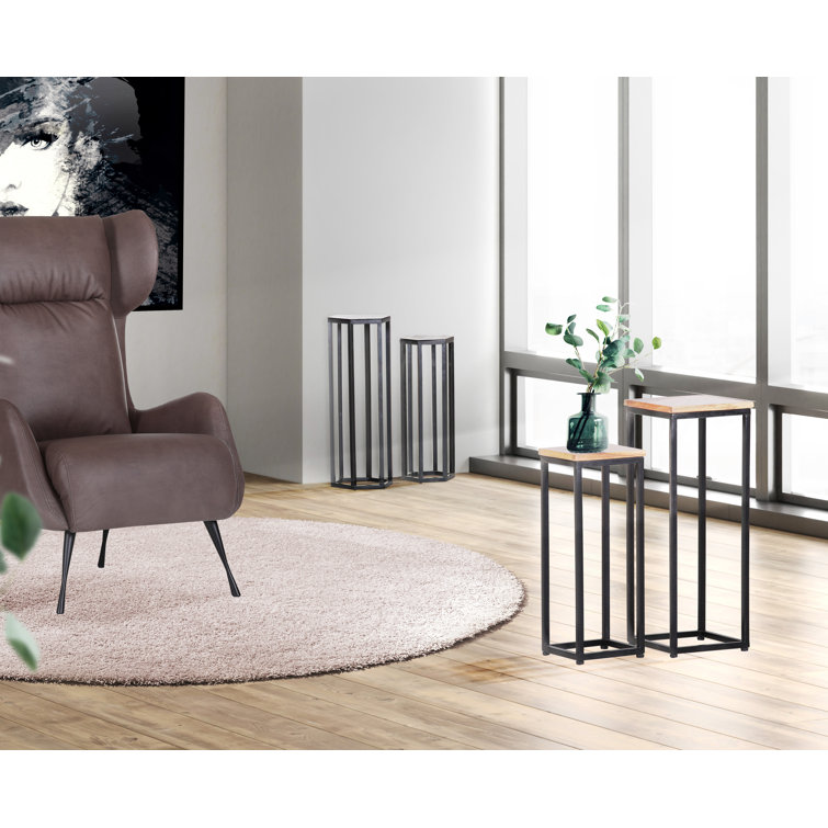 Borough Wharf Haide 2 Piece Side Table Set Set | Wayfair.co.uk